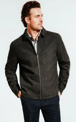Dobell Blousonjacke in Anthrazit | Dobell